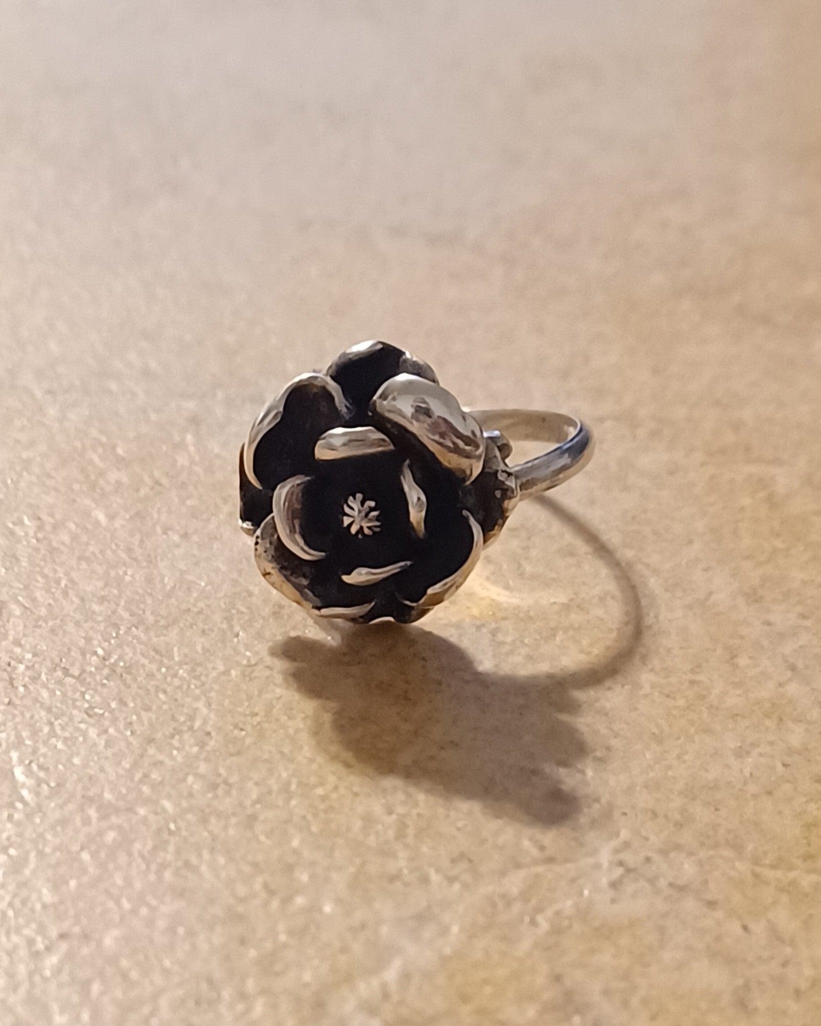 Sterling Silver Blooming Rose Ring – ACTS Store