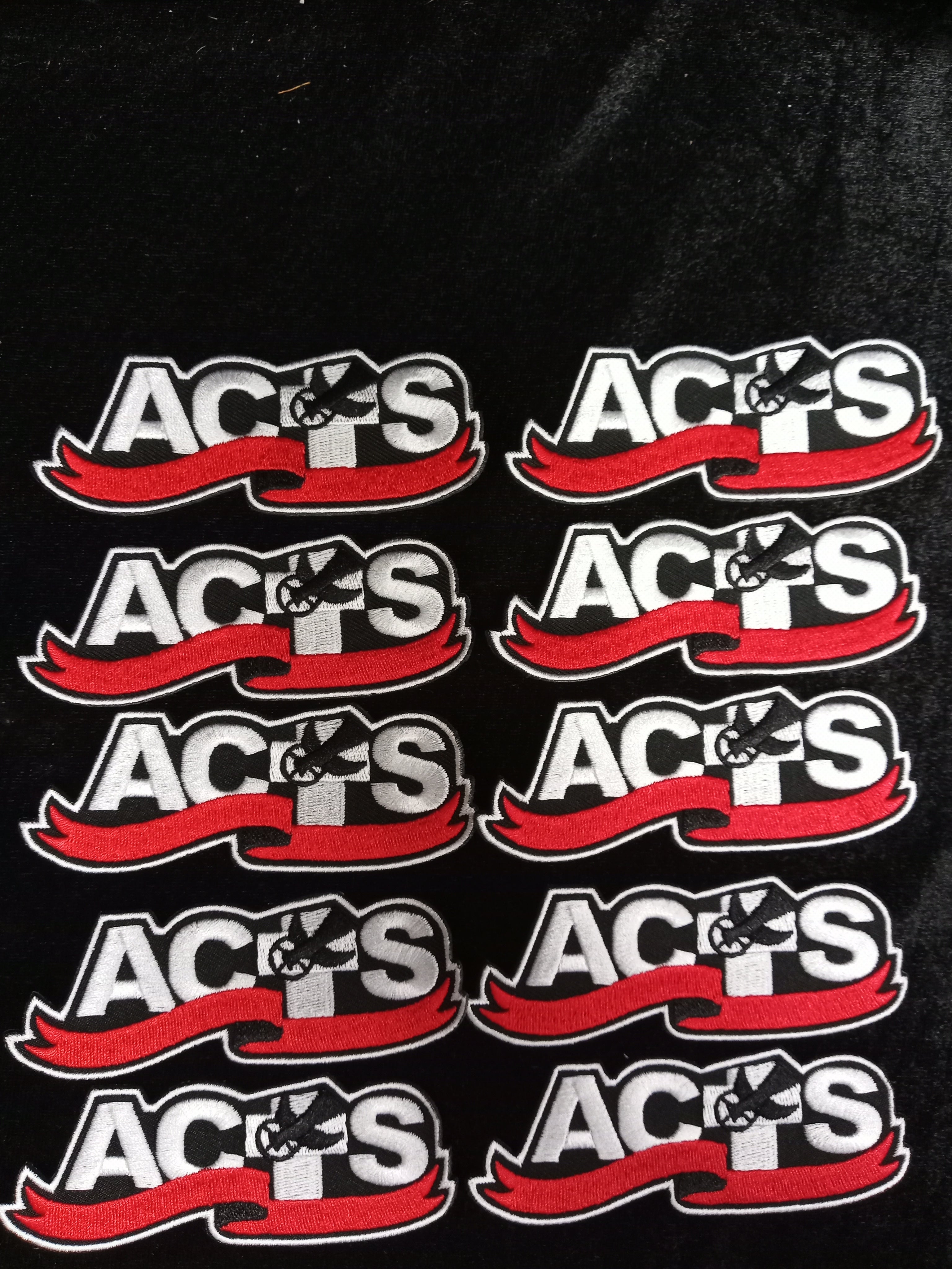 ACTS Ribbon Logo Embroidered Patch 10 Pack Retreat Special – ACTS Store